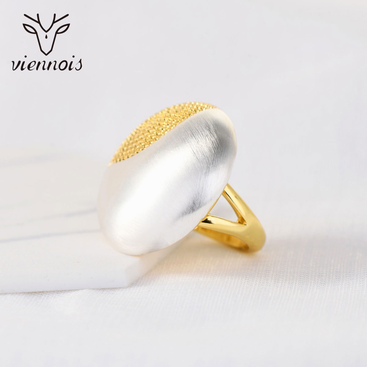 New Big Zinc Alloy Fashion Ring
